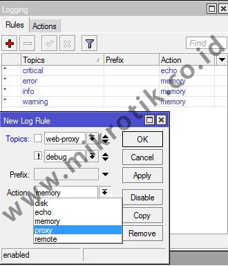 Citraweb.com : Fitur Logging Pada Mikrotik